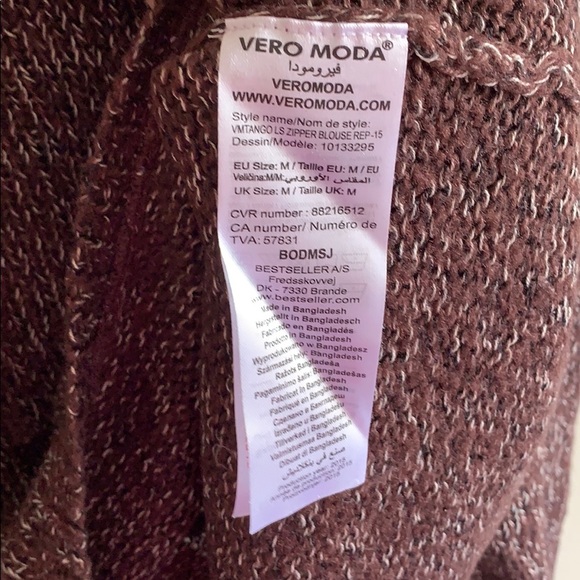 Vero Moda | Sweaters | Burgundy Wine Hilo Sweater | Poshmark